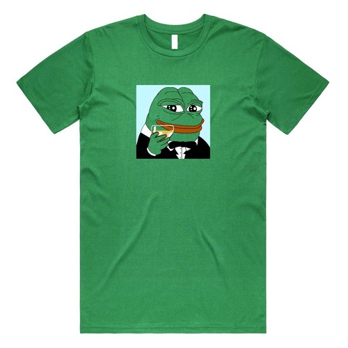 Posh Pepe The Frog Meme T-shirt Tee Top Funny Leo Internet Memes Crypto ...