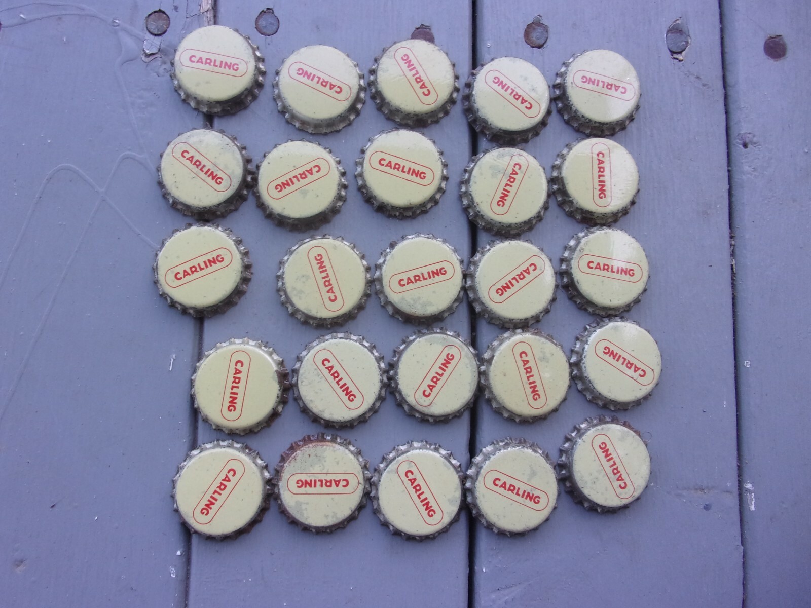 Carling Beer Bottle Caps Qty 25 Stag Cork lined | eBay