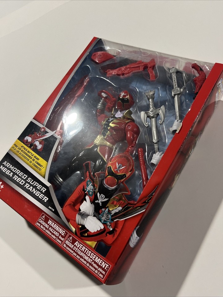 Power Rangers Super Megaforce Armored Super Mega Red Ranger 7" Figure ...