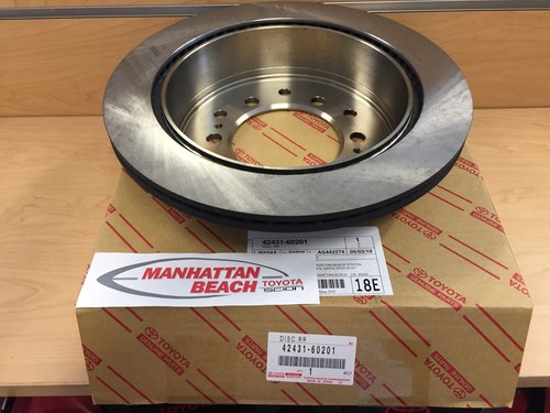 02-09 4RUNNER, 01-07 SEQUOIA & 07-09 FJ OEM REAR Brake DISC ROTOR 42431 ...