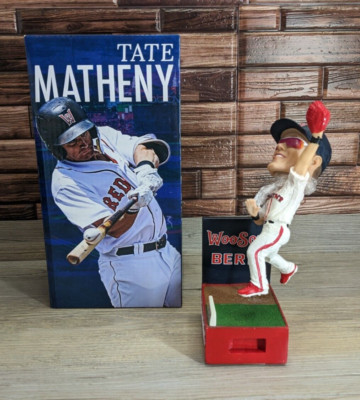 Tate Matheny Bobblehead Worcester Woosox Boston Red Sox Wormtown ...