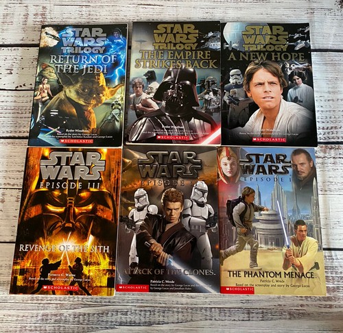 Vintage Star Wars Book Set Lucas Books Episodes I - VI Wrede/Ryder ...