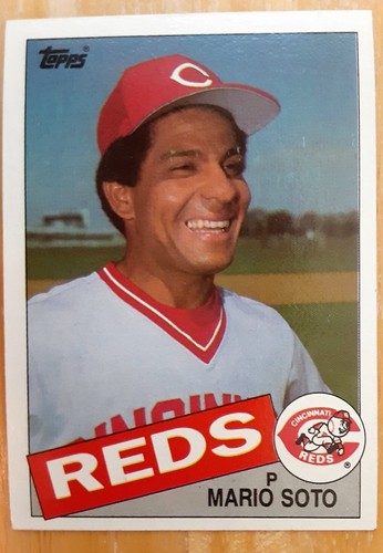 1985 Topps Mario Soto #495 Pitcher Cincinnati Reds FREE shipping | eBay