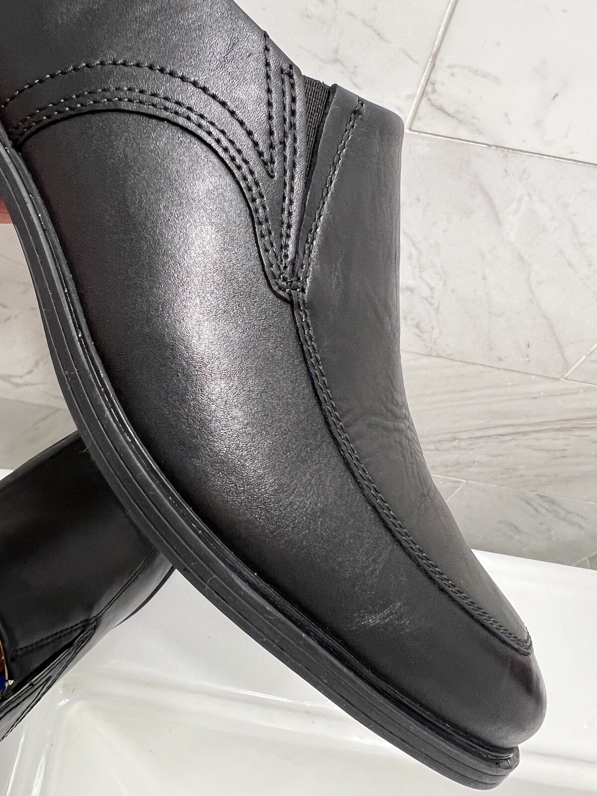 Clarks Collection Leather Loafers Shoes Mens Size 10 M US Black 15770 ...