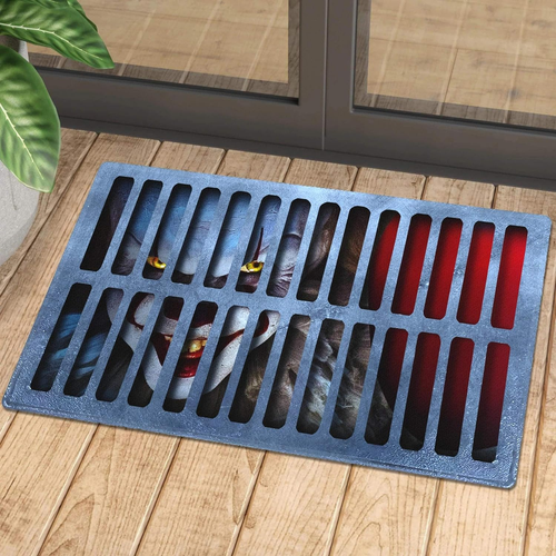 Halloween Horror Doormat, Spooky Clown Welcome Door Mats | eBay