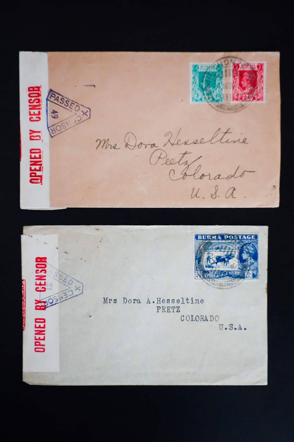 Burma Set of 3 Censored Covers | eBay
