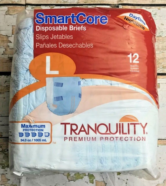 Adult Incontinent Brief Tranquility Smartcore Large Heavy Absorbency ...