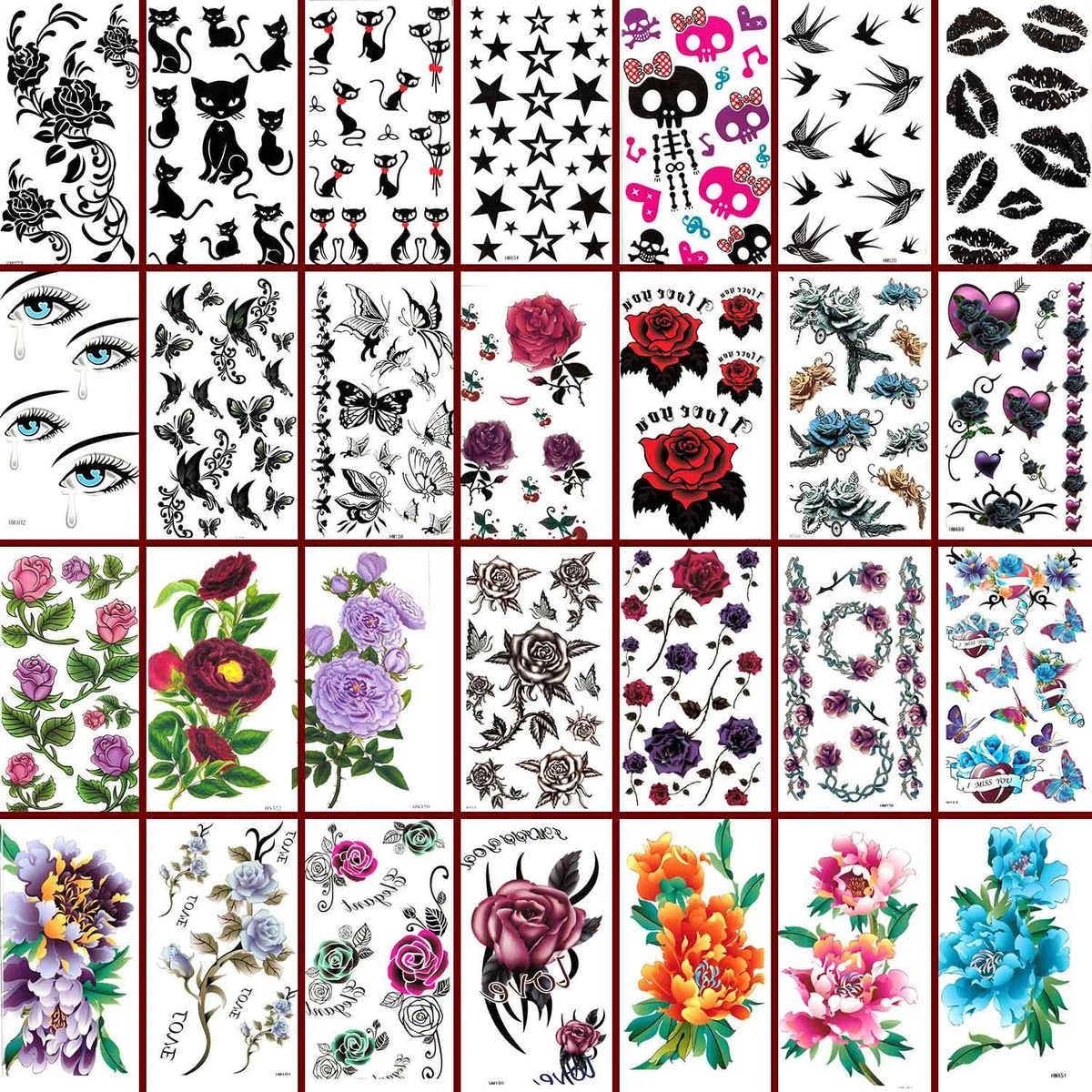 Fancy Flower Tattoo Designs