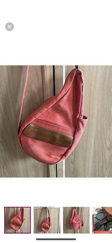 LL Bean AmeriBag Healthy Bag Back Pack Sling Shoulder Bag 17” Canvas ...