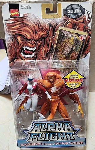 ALPHA FLIGHT: SASQUATCH & VINDICATOR 1999 Toy Biz Marvel Collector ...