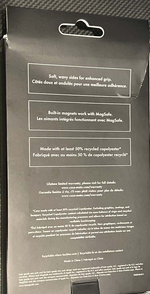 Kate Spade Wavy Case w/ Magsafe for iPhone 16 Pro - Opal Iridescent | eBay