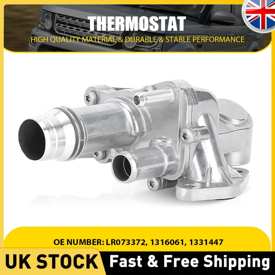 Lr073372 For Discovery 3 & 4 Tdv6 2.7 & 3.0 Thermostat Housing Water ...