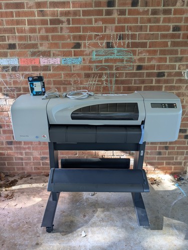 HP DesignJet 500ps Plotter 42" Roll Color Printer - Great Condition! | eBay
