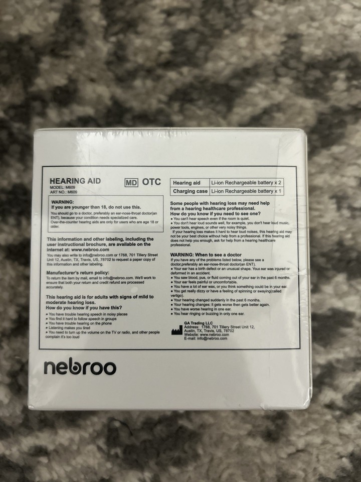 Nebroo CIC Hearing Aids | eBay
