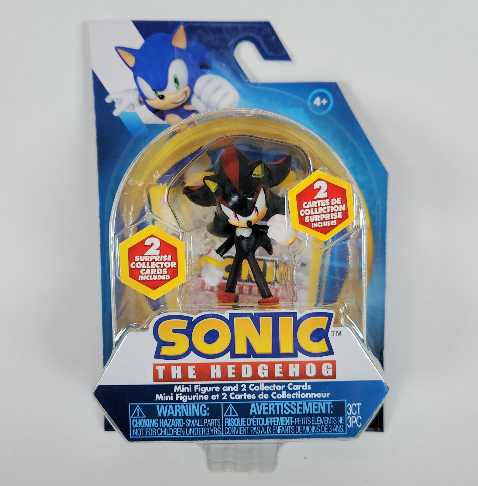 Sonic The Hedgehog 6 Mini Figure Complete Set w Collector Cards Sega ...