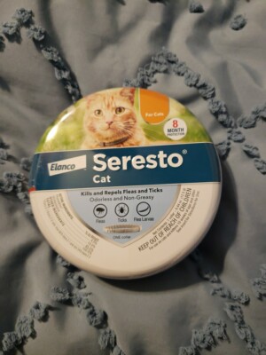 Authentic Bayer Elanco Seresto 8 Month Protection Flea and Tick Collar ...
