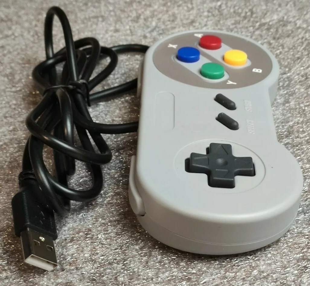 Manette style Super Nintendo USB PC Raspberry Batocera Retropie ...