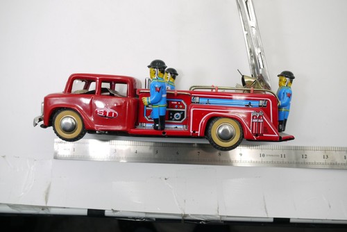 STI Tin FIRE TRUCK WIND UP 10.5" | eBay