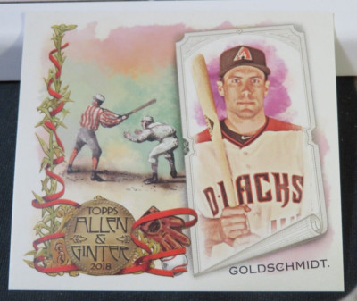 #6077 2018 ALLEN & GINTER N43 BOX TOPPER PAUL GOLDSCHMIDT #N4318 | eBay
