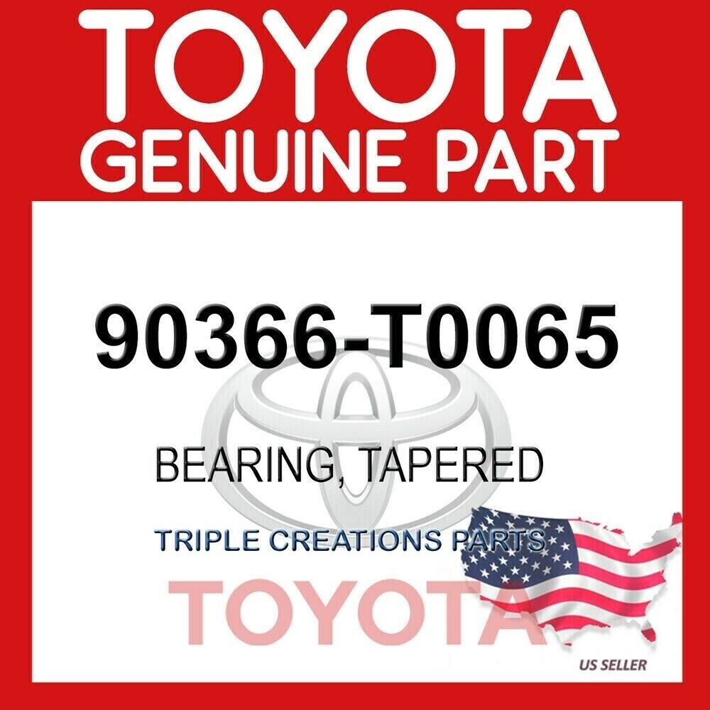 GENUINE Toyota 90366-T0065 BEARINGTAPERED ROL 90366T0065 OEM | eBay