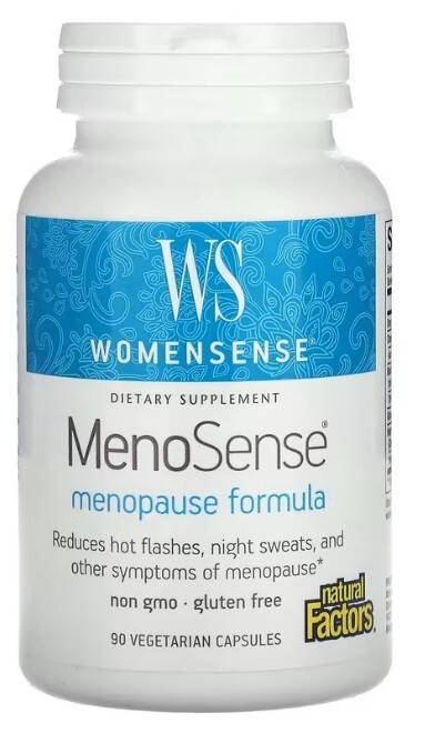 Natural Factors, WomenSense, MenoSense, Menopause Formula, 90 Veg ...