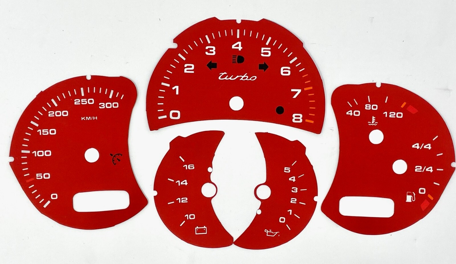 Porsche Carrera 911 (996) speedometer dials 320 km/h RED color | eBay