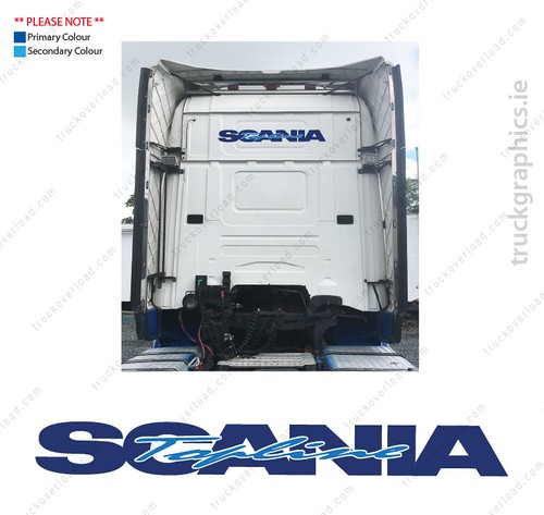 Scania Topline Back of cab Decal Scania Topline Sticker, Decal,Graphic ...