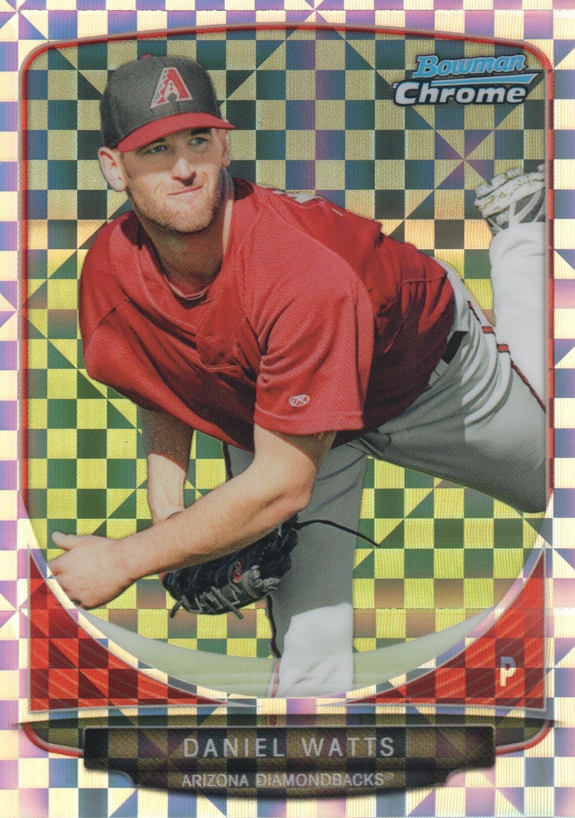 2013 Bowman Chrome Minis - Daniel Watts #162 X-Fractor /100 (RC) for ...