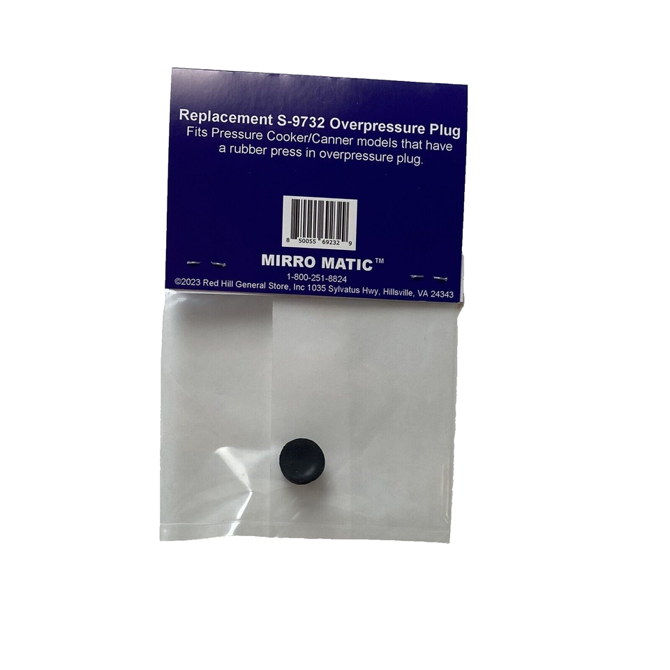 Mirro S-9732 Overpressure Plug for Mirro cookers and canners. Free ...