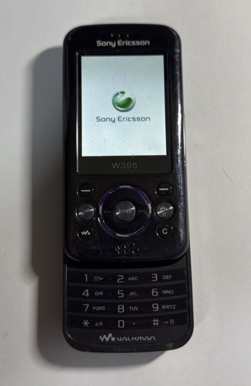 Mobile Phone Sony Ericsson Walkman W 395 W395 Black Dealer, Tested ...