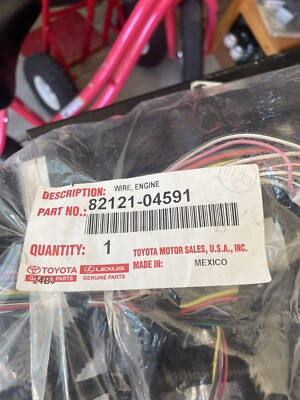 OEM Toyota Tacoma Wiring Harness. PART NUMBER 82121-04561 | eBay