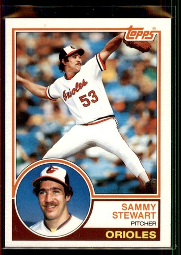 1983 Topps Sammy Stewart #347 Baltimore Orioles | eBay