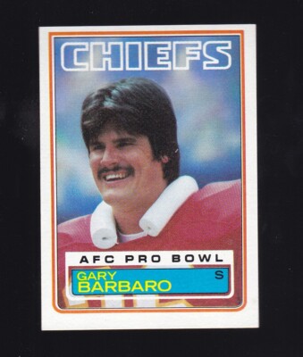1983 Topps Pro Bowl Gary Barbaro #283 Kansas City Chiefs | eBay