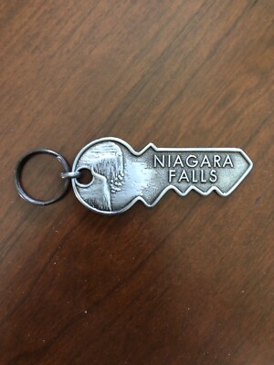 Silver Niagara Falls Toronto Ontario Canada Metal Canadian Souvenir Key ...