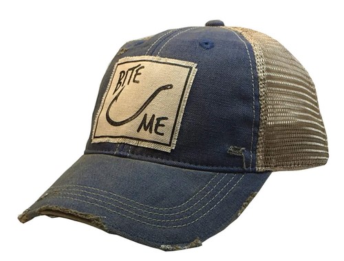 Fishing Bite Me Trucker Hat 640816774056| eBay