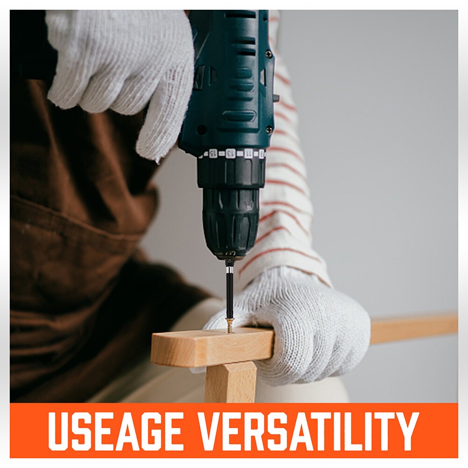 13Pc Magnetic Torx Screwdriver Bit Set Temper Proof Long Torque Sleeve ...