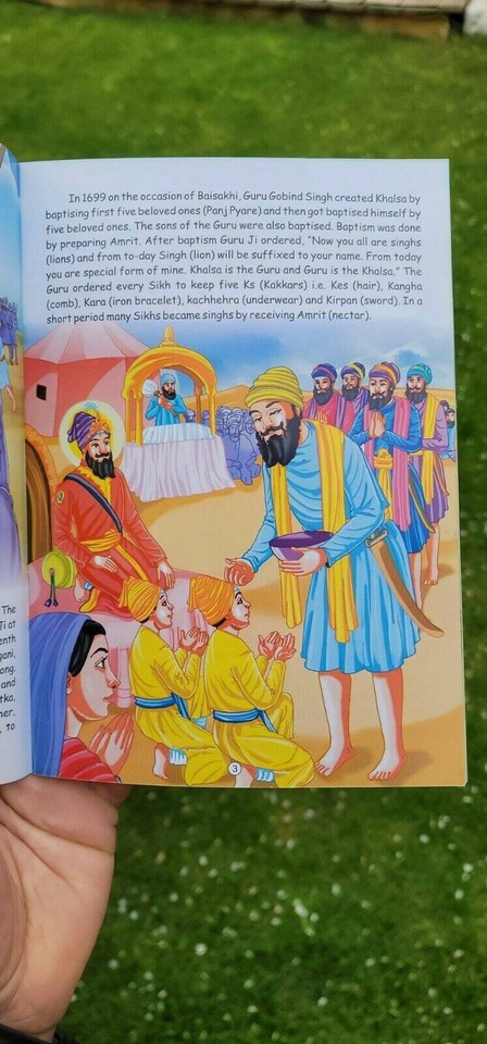 Chaar sahibzaade sikh kids comic story book by dr. ajit singh aulakh ...