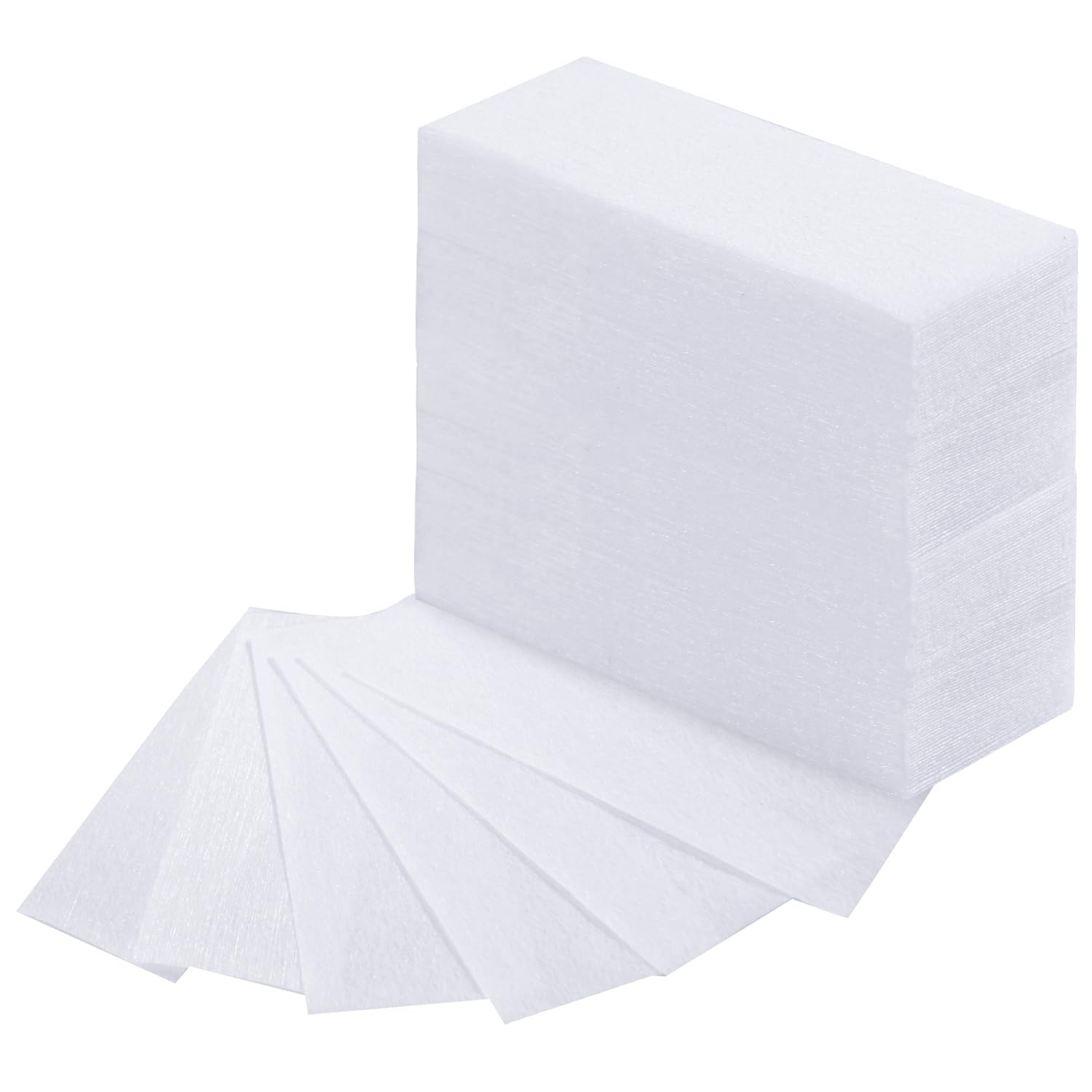 400 Pieces Non Woven Wax Paper Strips Facial and Body Hair Removal ...
