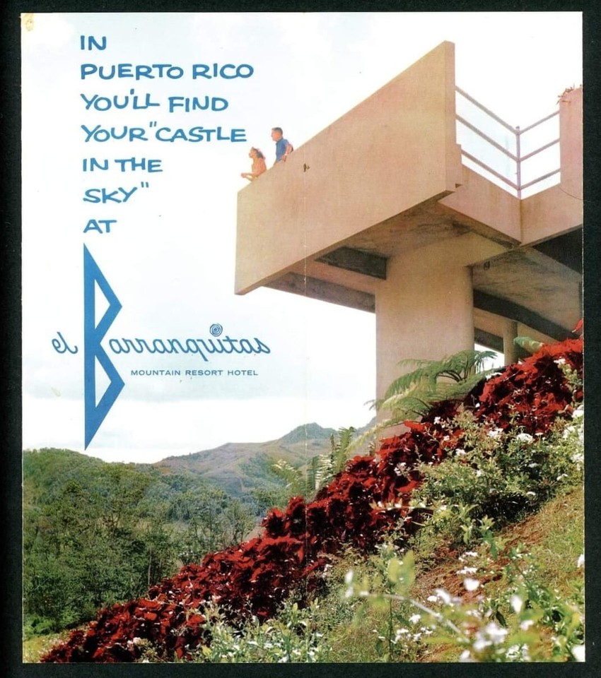 VINTAGE TOURISM BROCHURE / HOTEL EL BARRANQUITAS / PUERTO RICO 1950's ...
