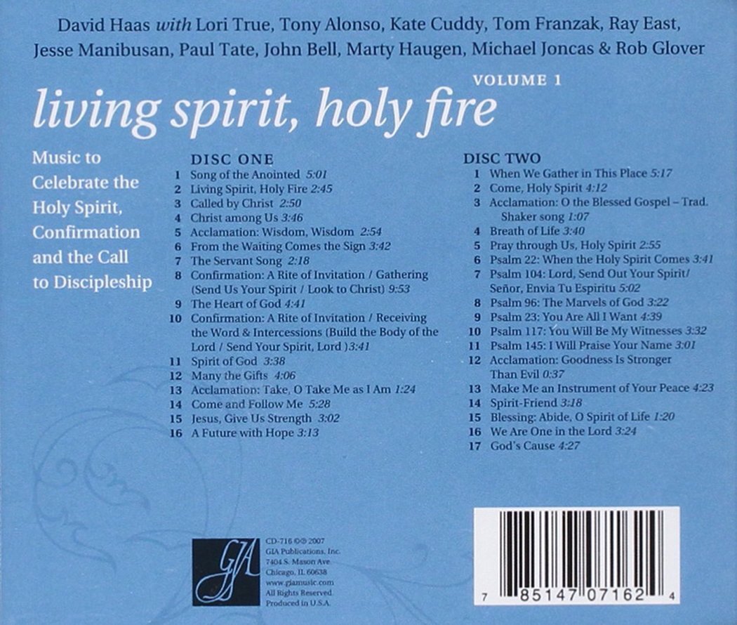 David Haas Living Spirit Holy Fire 1 (CD) | eBay