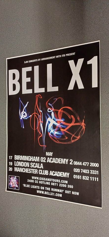 Bell X1 Original concert poster ( SP4 ) | eBay