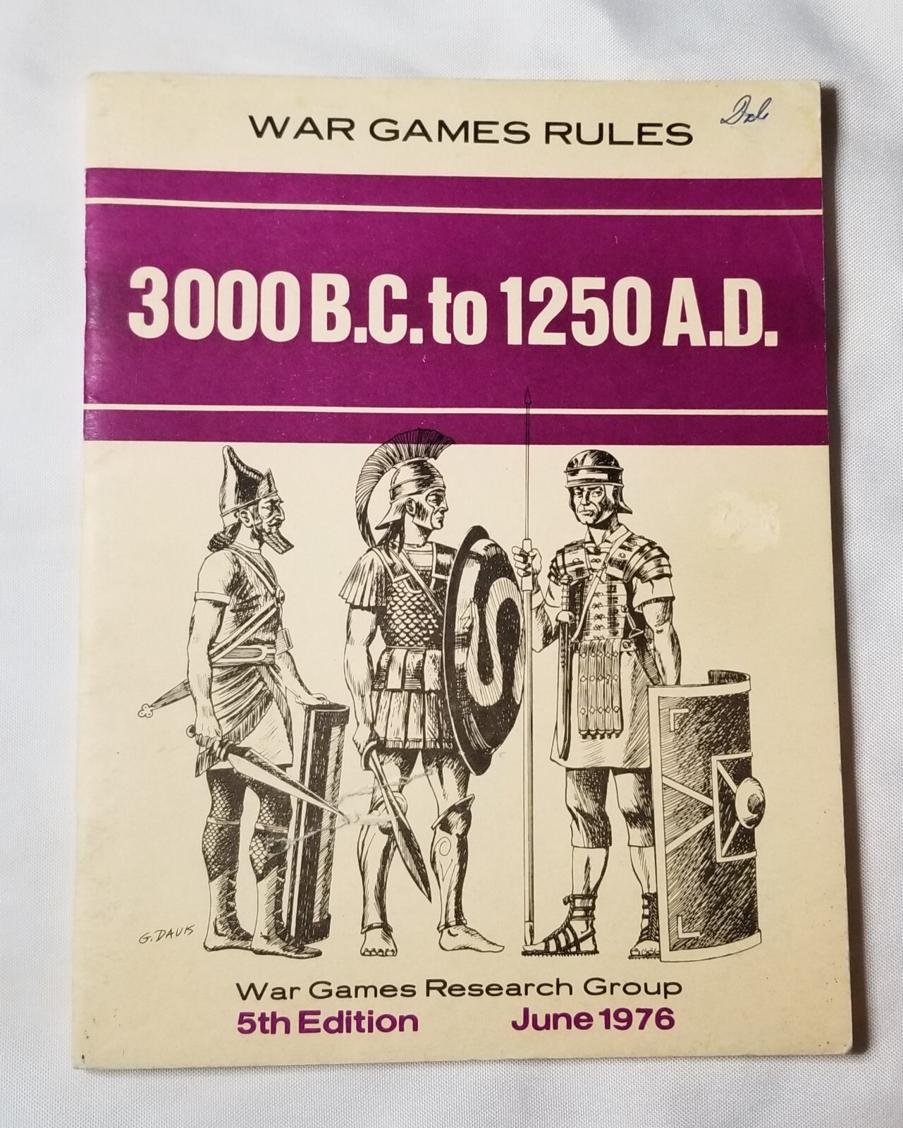 War Games Rules 3000 B.C. to 1250 A.D. | eBay
