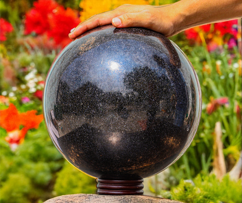 250mm Meteorite Crystal Healing Chakra Power Reiki Energy Aura Stone ...