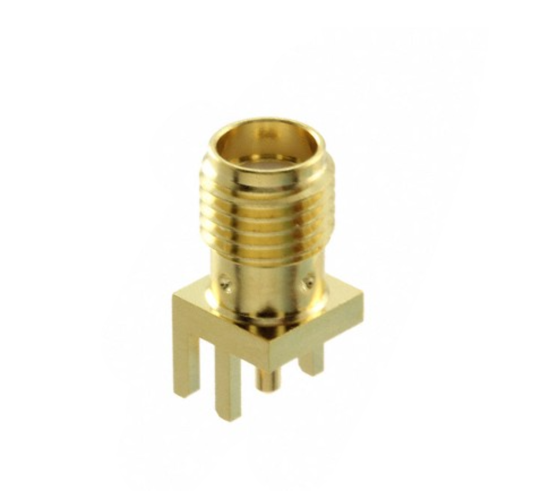 Pack of 4 SMA-J-P-H-ST-EM1 SMA Connector Jack, Female Socket 50 Ohms ...