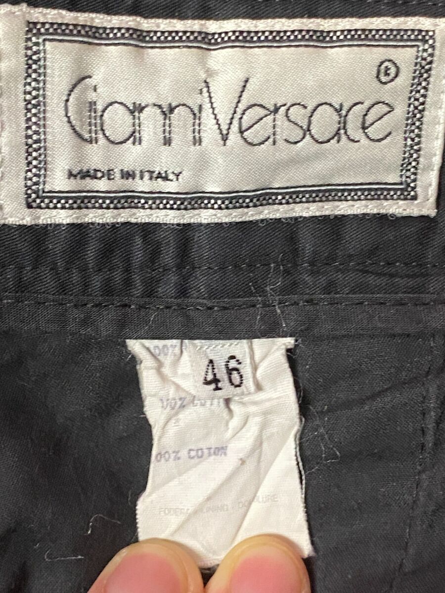 80s Gianni Versace Vintage Classic Pants - Large Black 80s Gianni Versace Vintage Classic Pants - Large Black