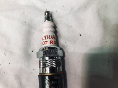 Rare Auburn Hot Rod Spark Plug NEW | eBay