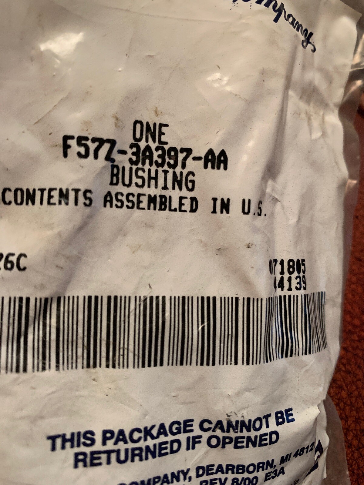 Genuine Ford Bushing F57Z-3A397-AA NIP | eBay