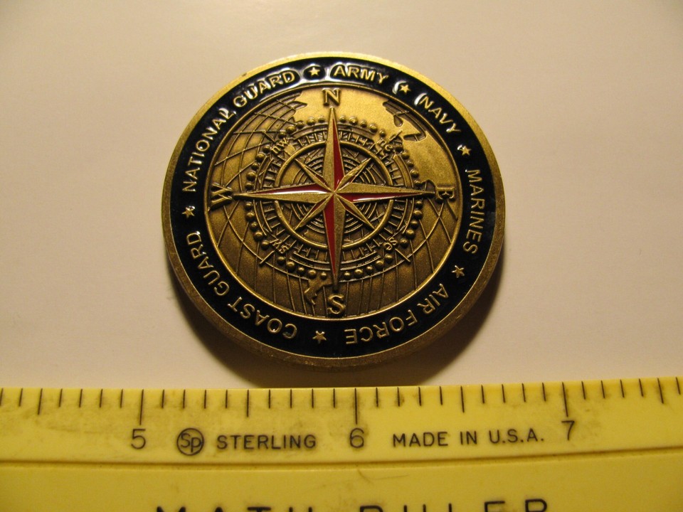 U.S. MILITARY "USO" JD CROUCH II CEO PRESIDENT CHALLENGE COIN ~NICE~ | eBay