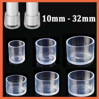 Round Plastic End Cap Clear Caps Tube Pipe PVC Blanking Cover Cap Ø ...