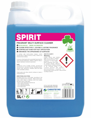 1 x CLOVER SPIRIT MULTI SURFACE CLEANER 5LTR | eBay UK